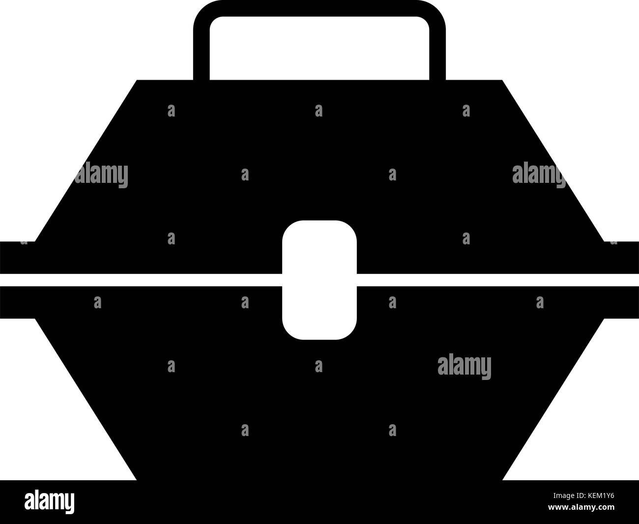 tool box on white background Stock Vector Image & Art - Alamy