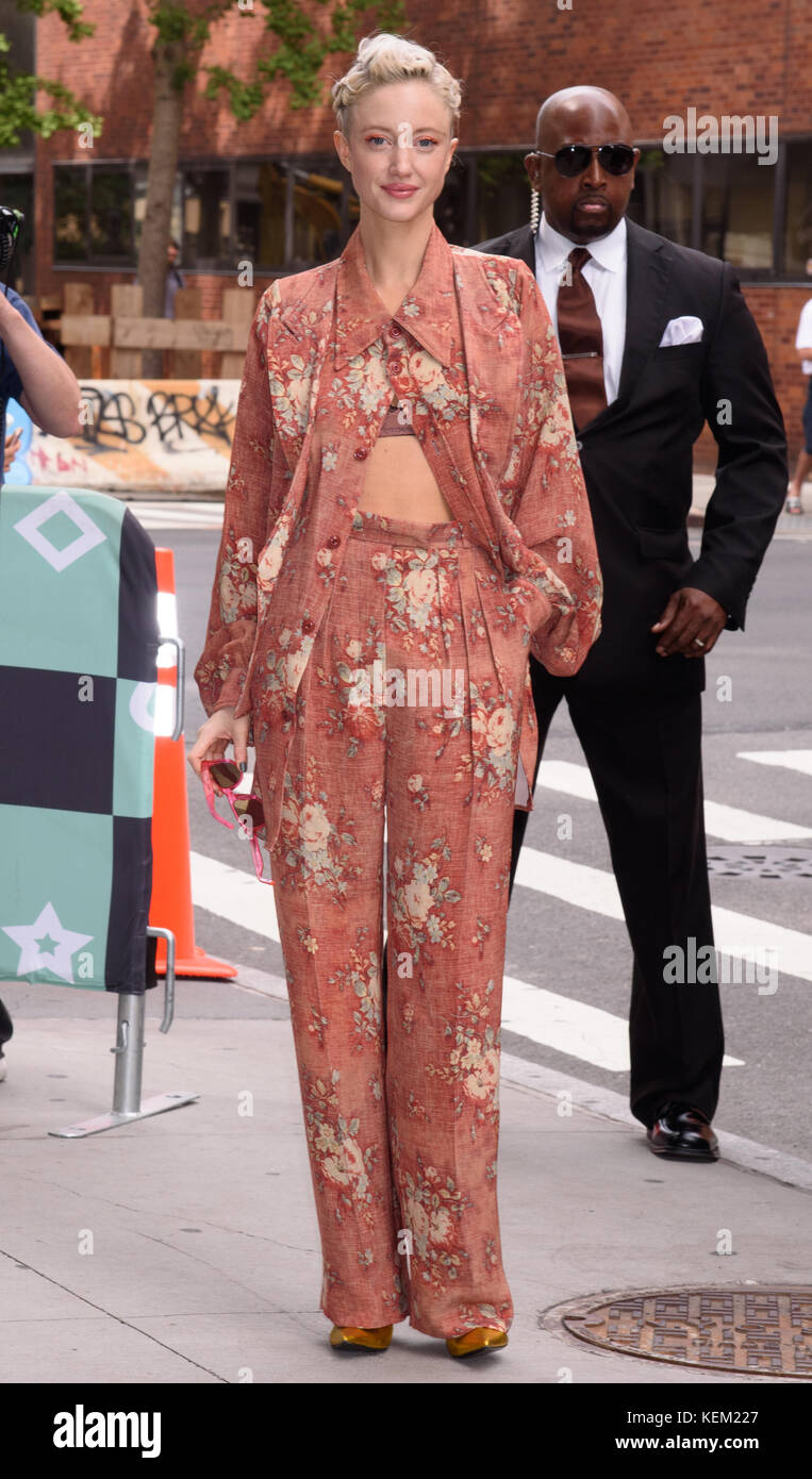 Celebrities at the AOL Building in New York Featuring: Andrea ...