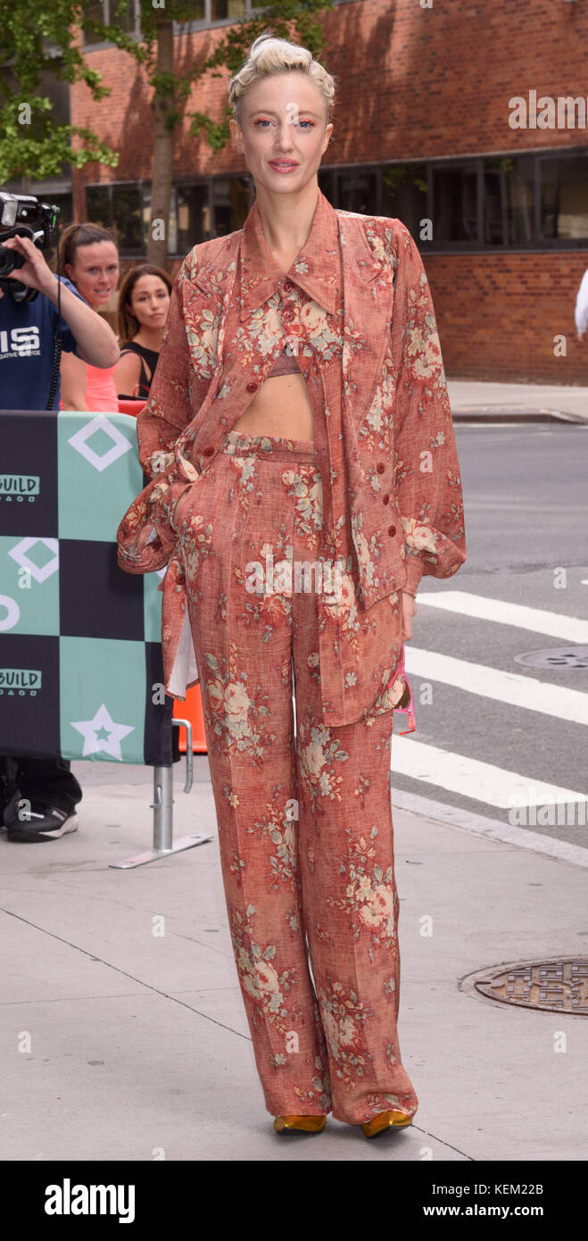 Celebrities at the AOL Building in New York Featuring: Andrea ...