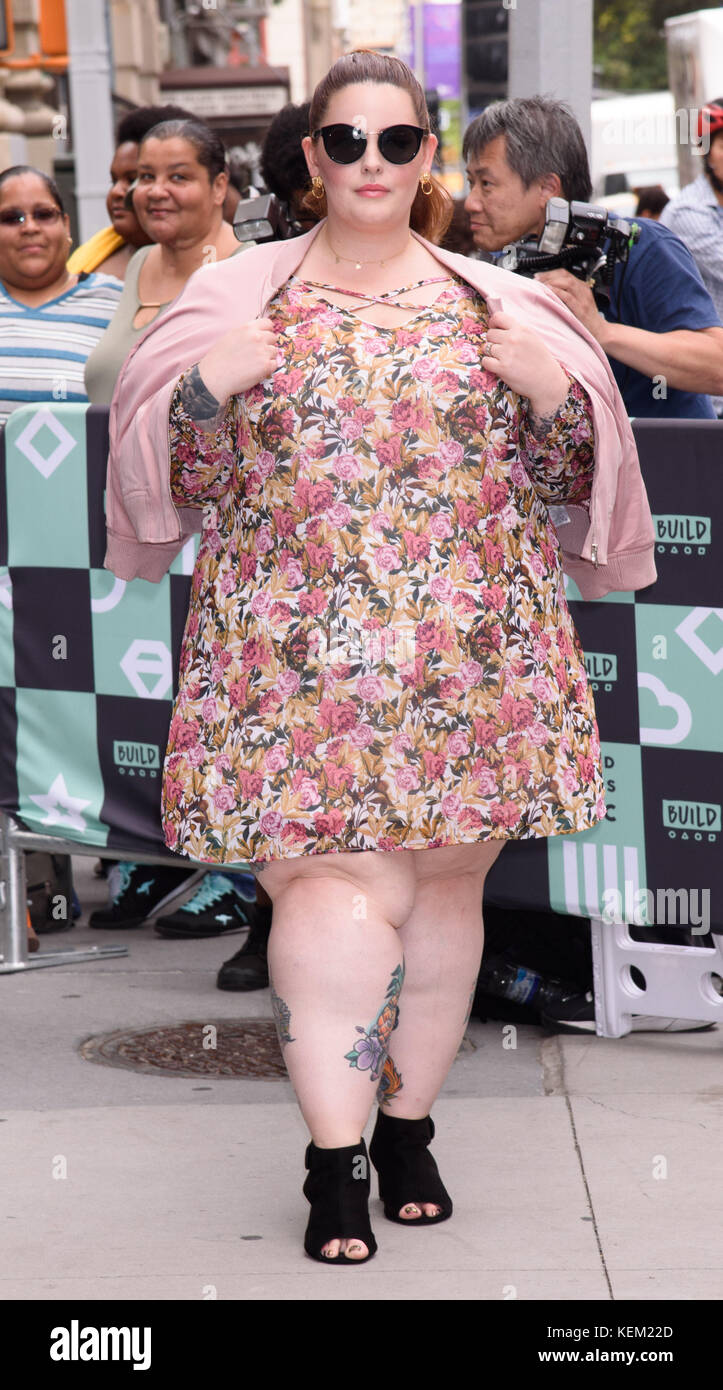Celebrities at the AOL Building in New York Featuring: Tess Holliday ...