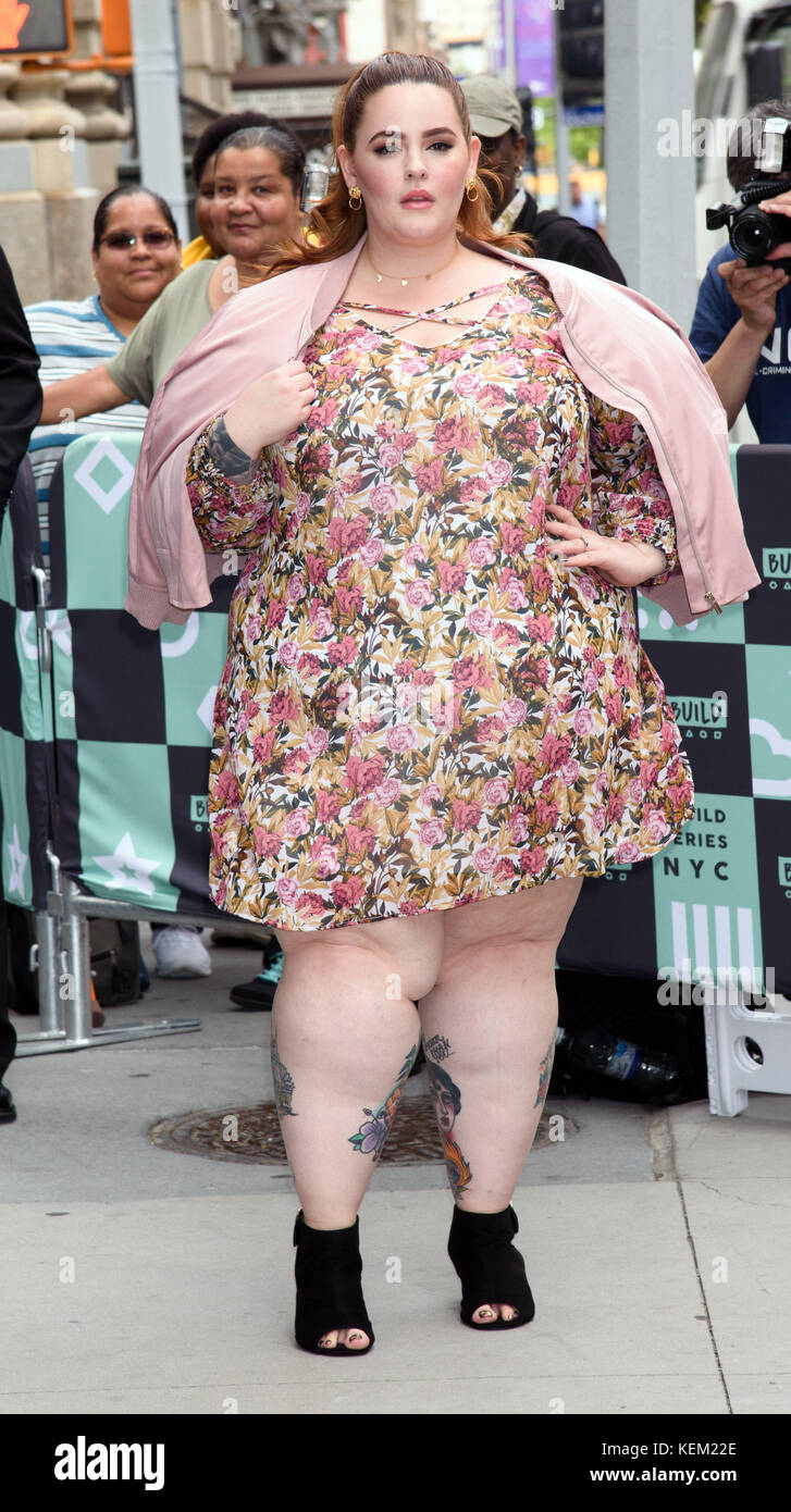 Celebrities at the AOL Building in New York Featuring: Tess Holliday ...