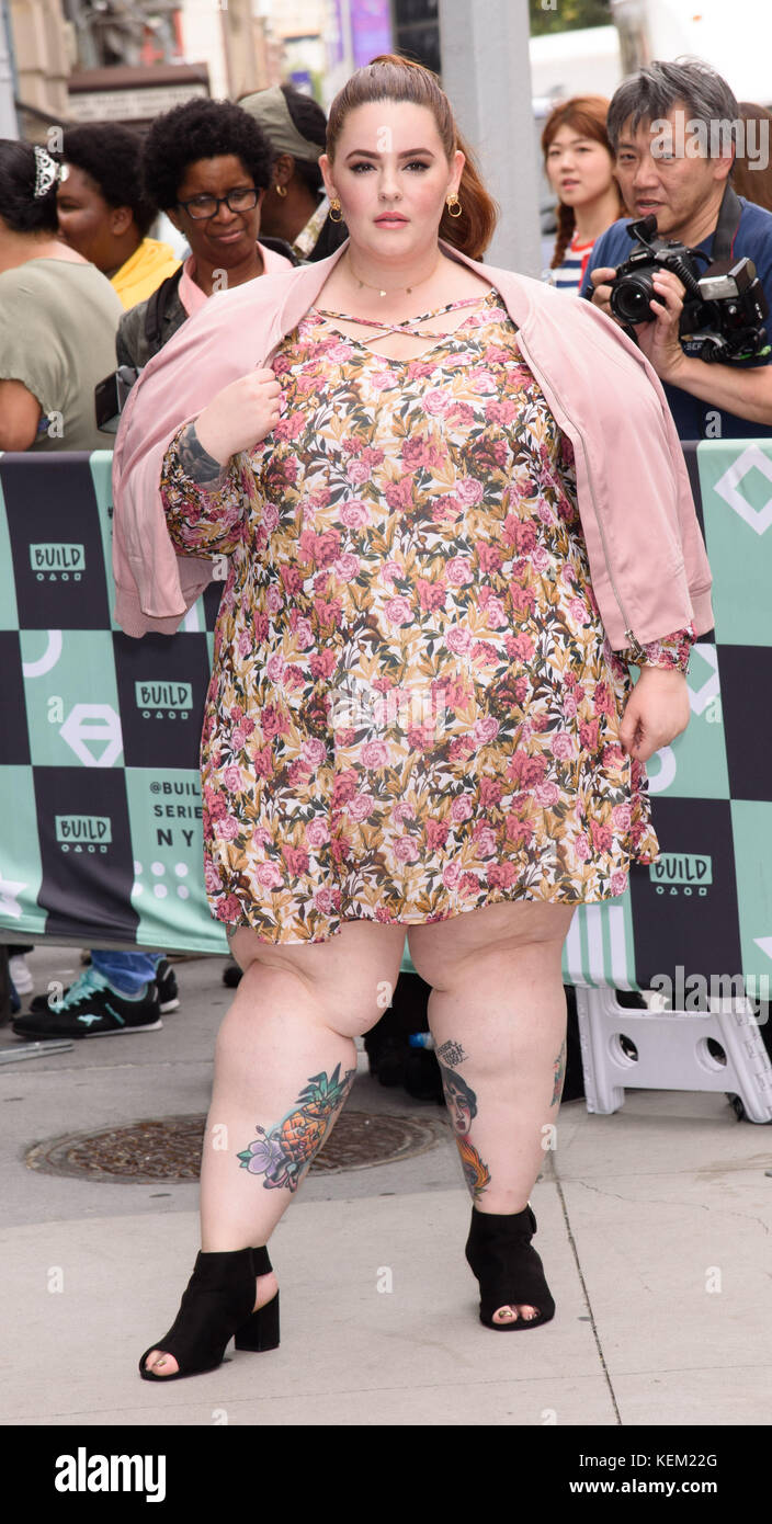Celebrities at the AOL Building in New York Featuring: Tess Holliday ...