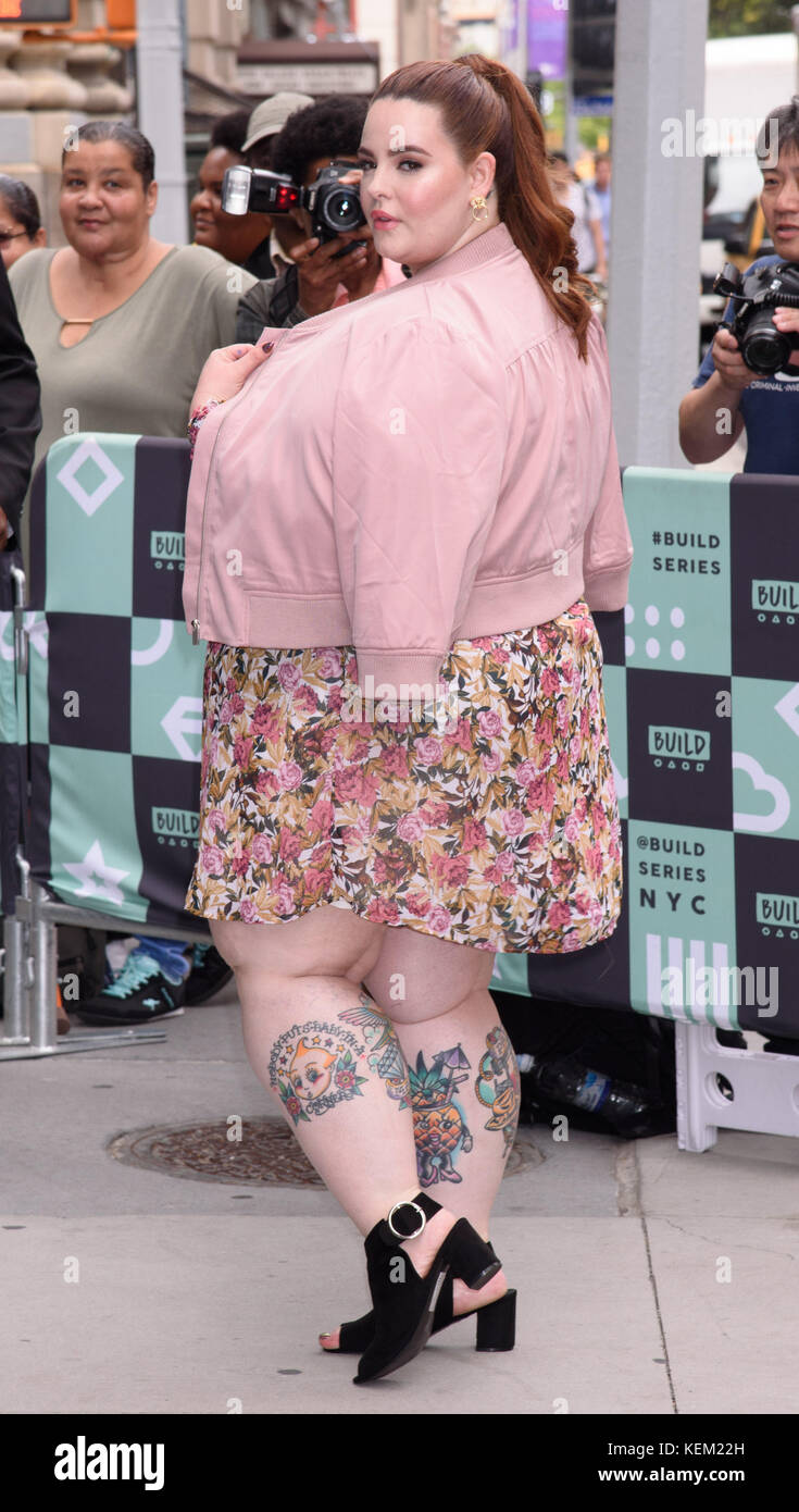 Celebrities at the AOL Building in New York Featuring: Tess Holliday ...