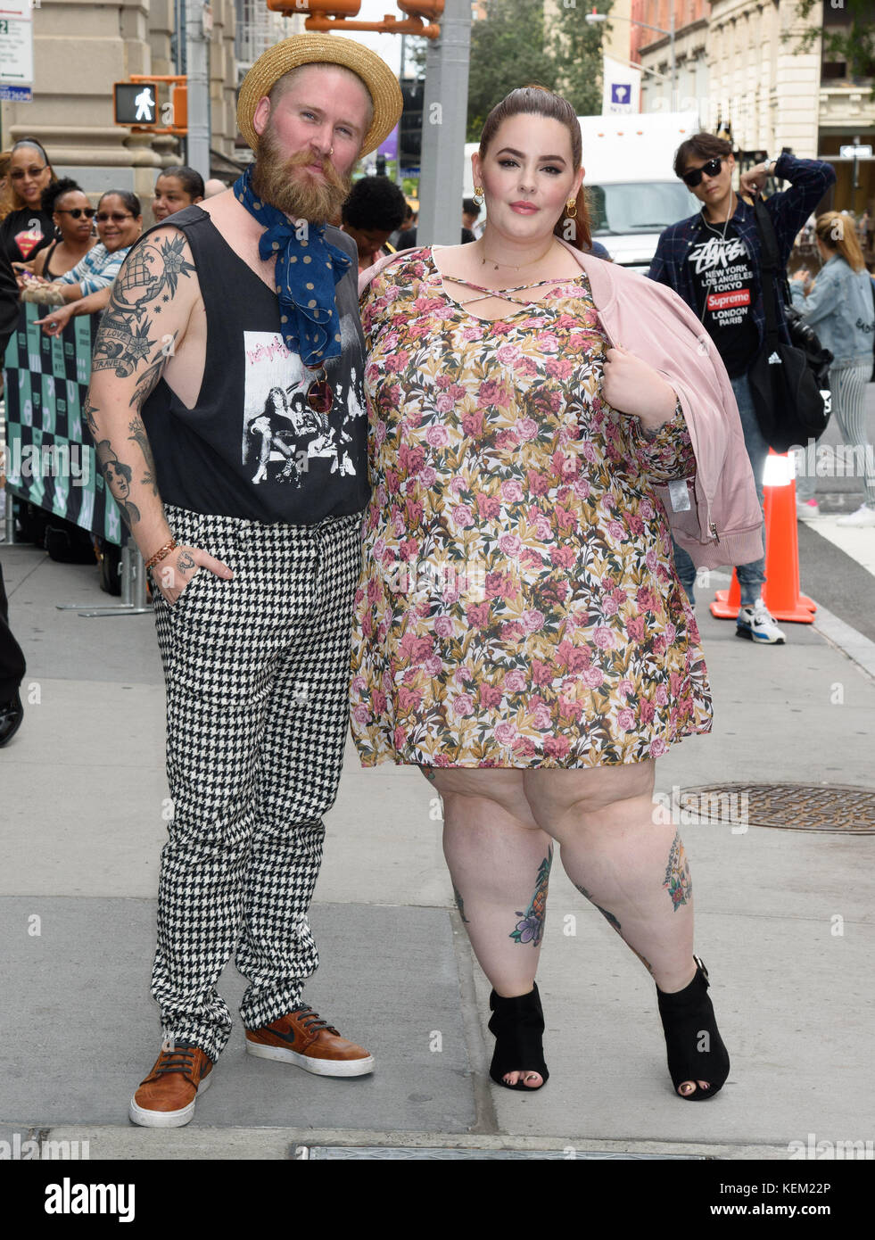 Celebrities at the AOL Building in New York Featuring: Nick Holliday ...