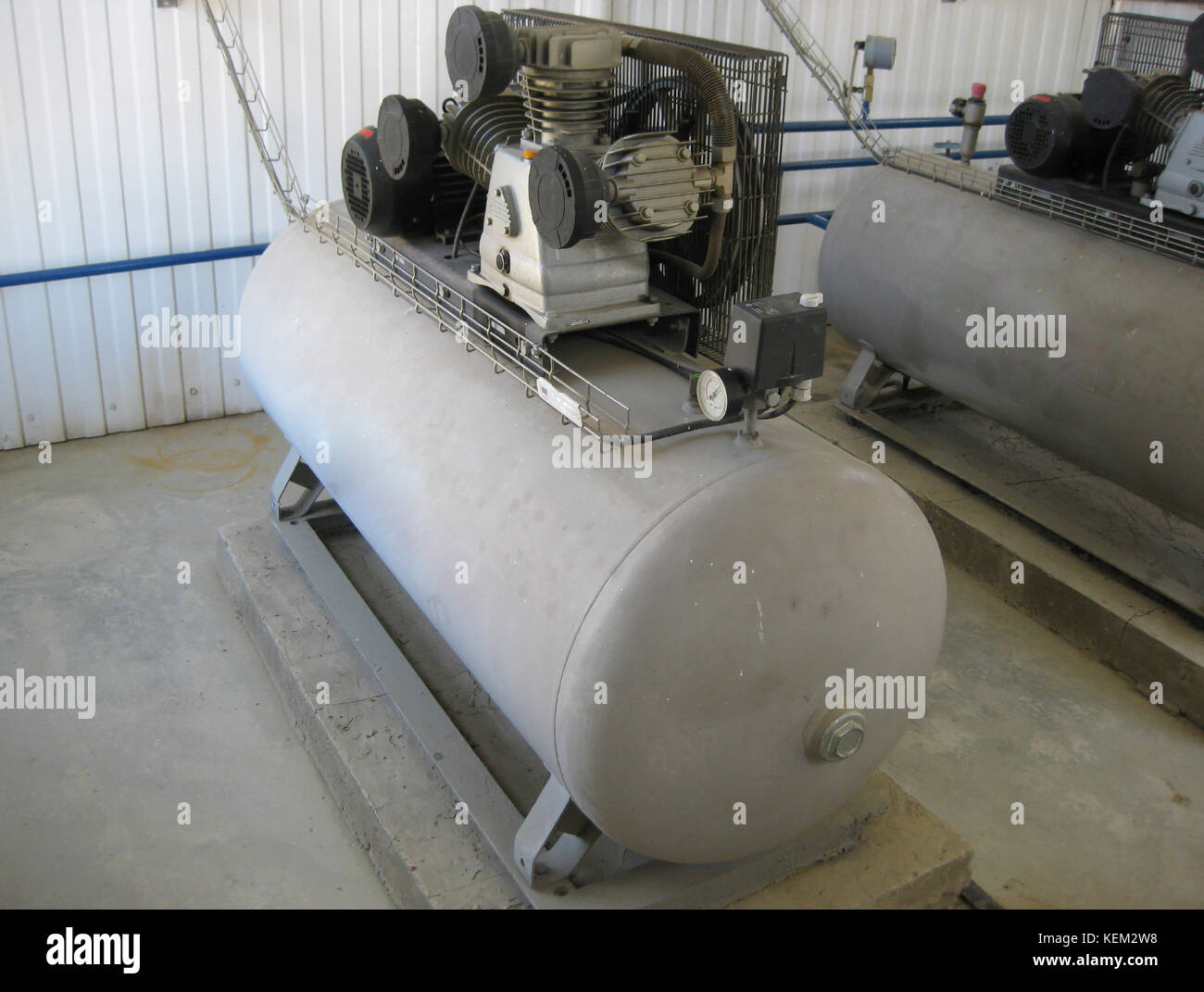 Air compressor. equipment for creation of pressure air. Equipment for ...