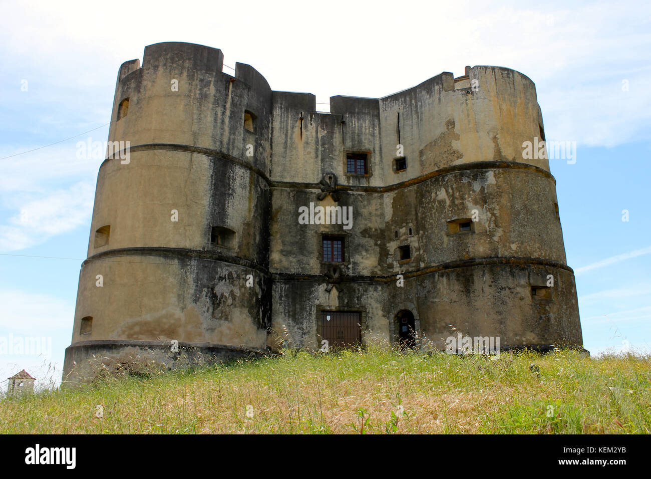 The Castle of Evoramonte, a Portuguese castle in the civil parish of ...