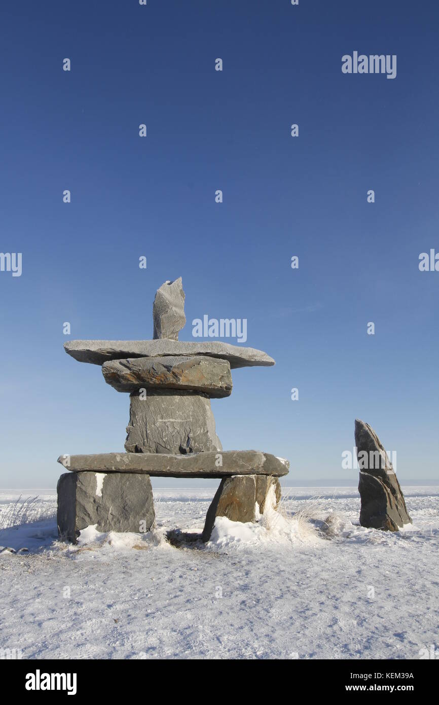 Inuksuk Stone Structure High Resolution Stock Photography and Images ...