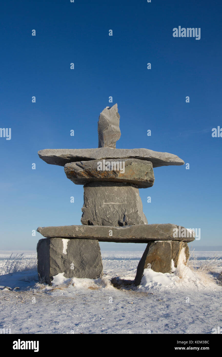 Inuksuk Stone Structure High Resolution Stock Photography and Images ...