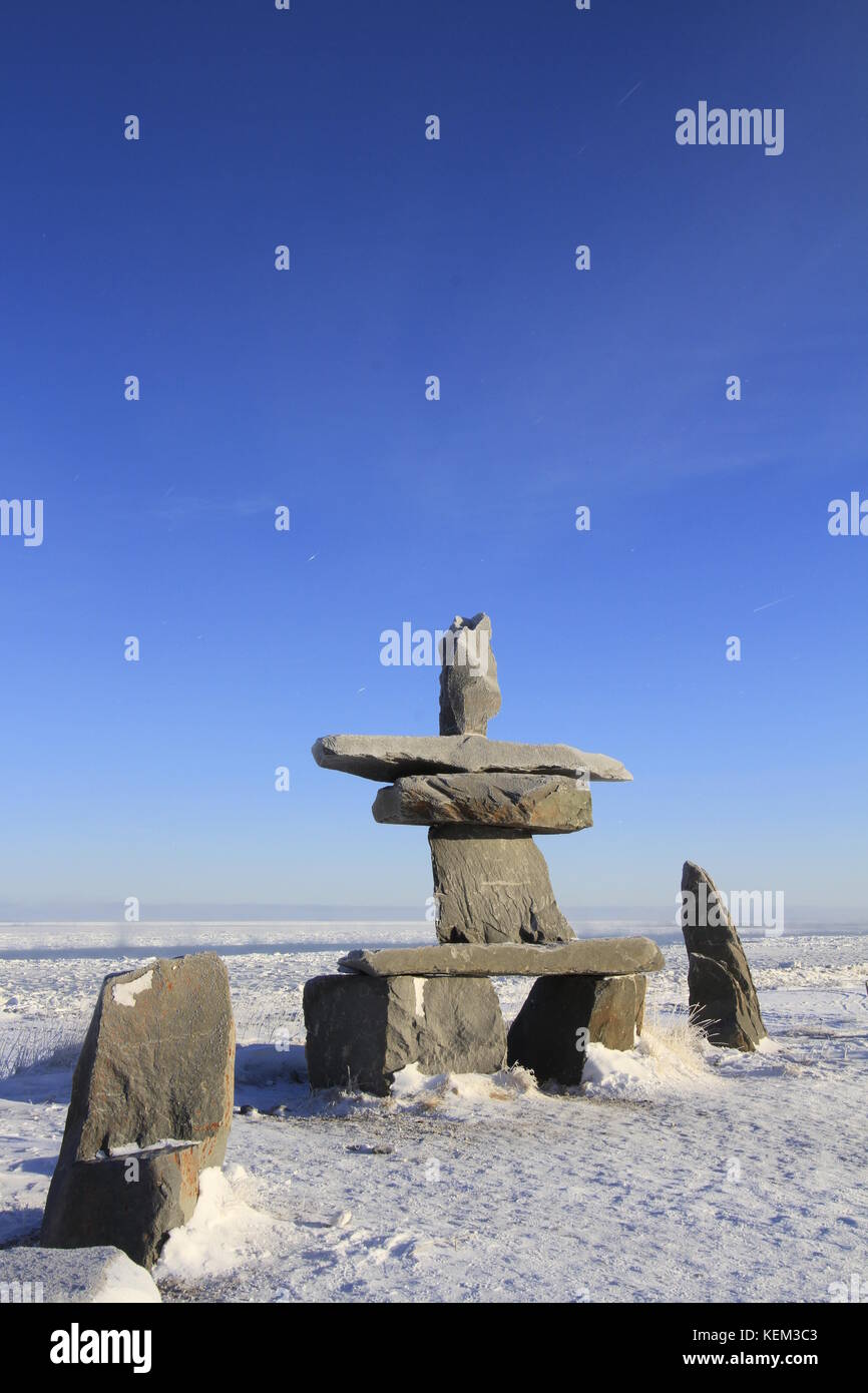 Inuksuk Stone Structure High Resolution Stock Photography and Images ...
