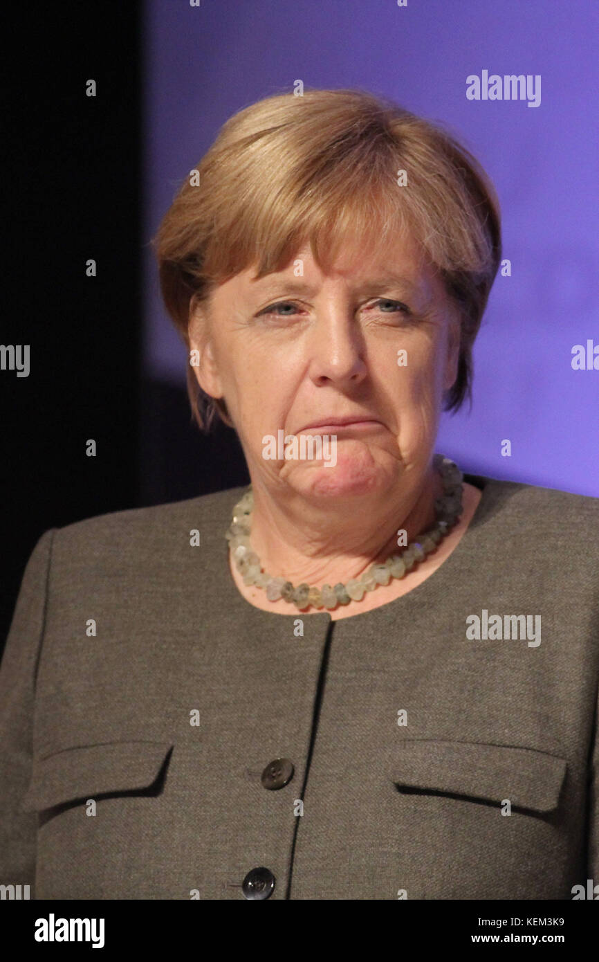 Angela Merkel in Hamburg, Fischauktionshalle, 20.09.2017 Featuring ...