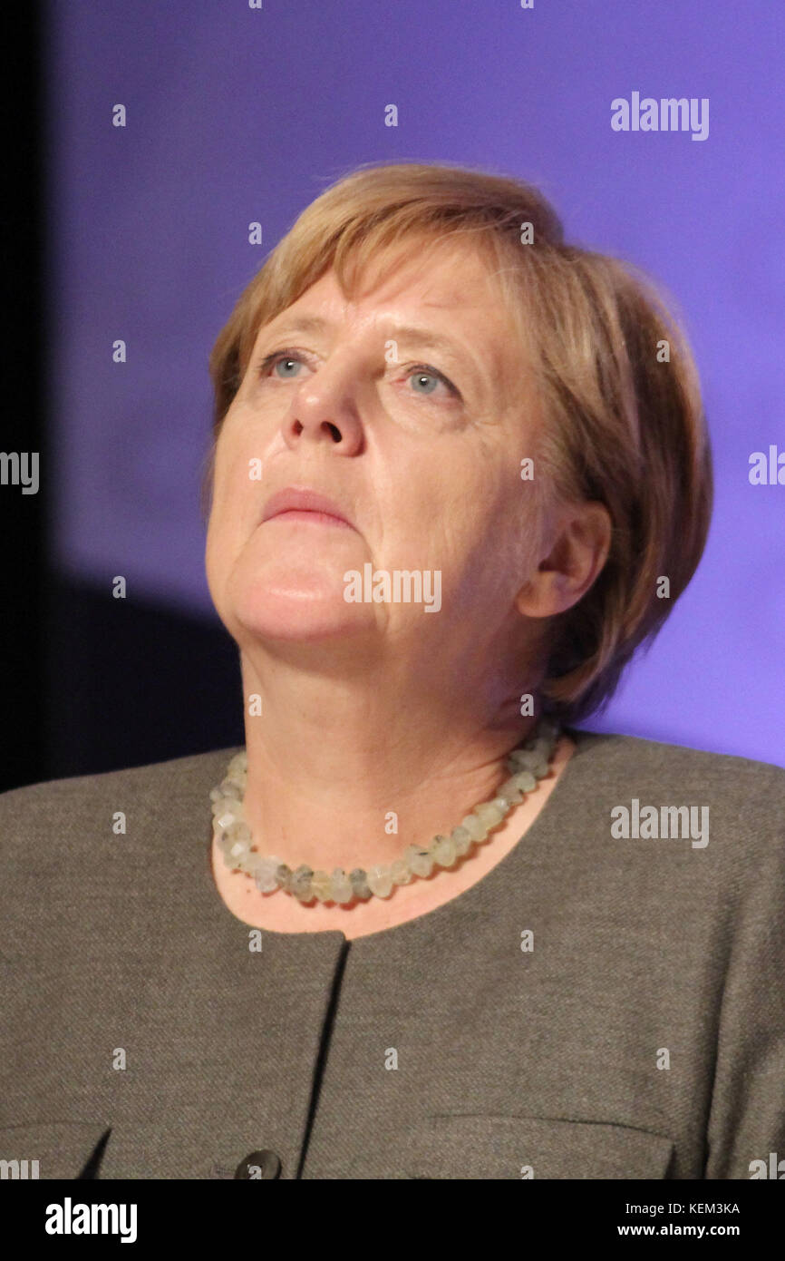 Angela Merkel in Hamburg, Fischauktionshalle, 20.09.2017 Featuring ...