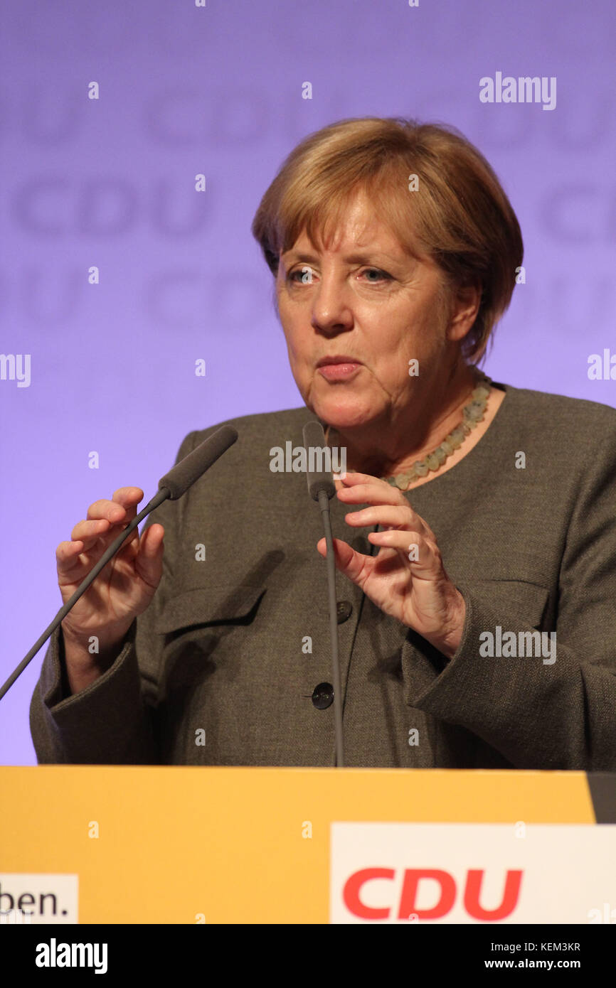 Angela Merkel in Hamburg, Fischauktionshalle, 20.09.2017 Featuring ...