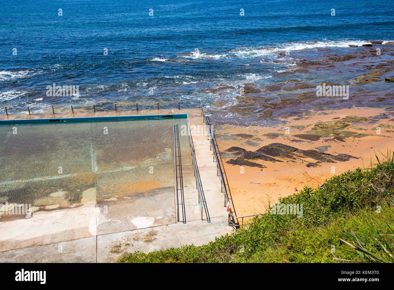 Collaroy beach and public ocean swimming pool, northern beaches of ...