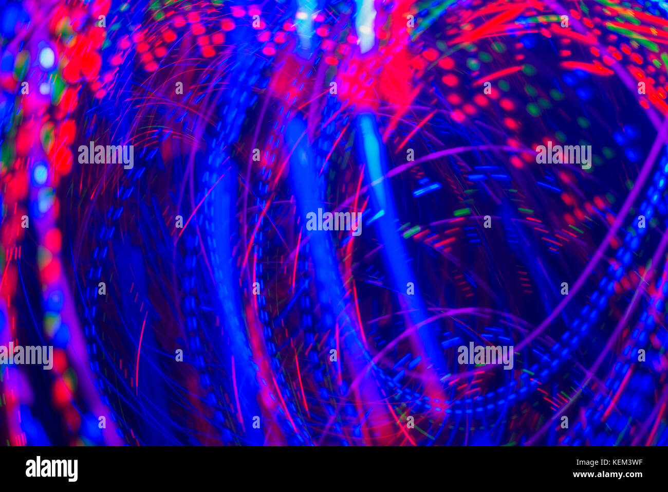 multicolored abstract lights motion blur background Stock Photo - Alamy