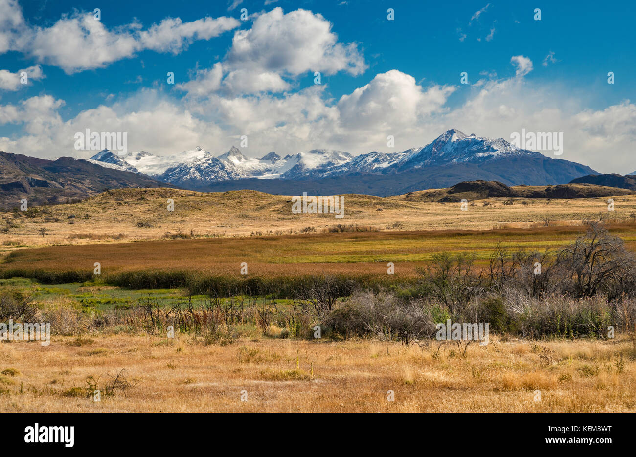 Cerro Tres Picos massif in Laguna San Rafael National Park, view from ...