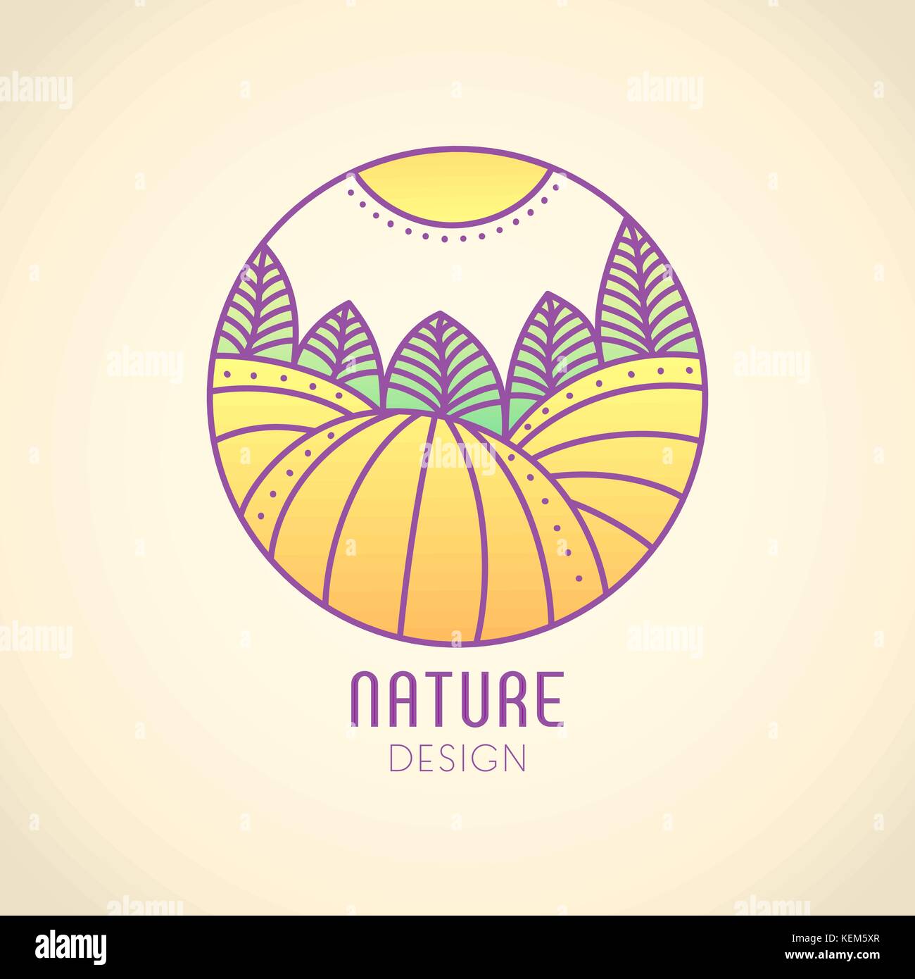 Eco garden texture Stock Vector Images - Alamy