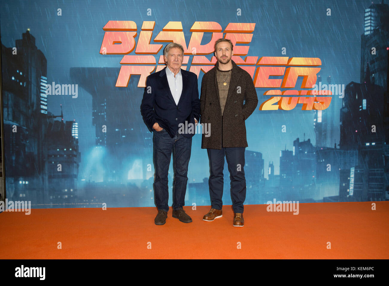 'Blade Runner 2049' photocall in London Featuring: Harrison Ford, Ryan ...