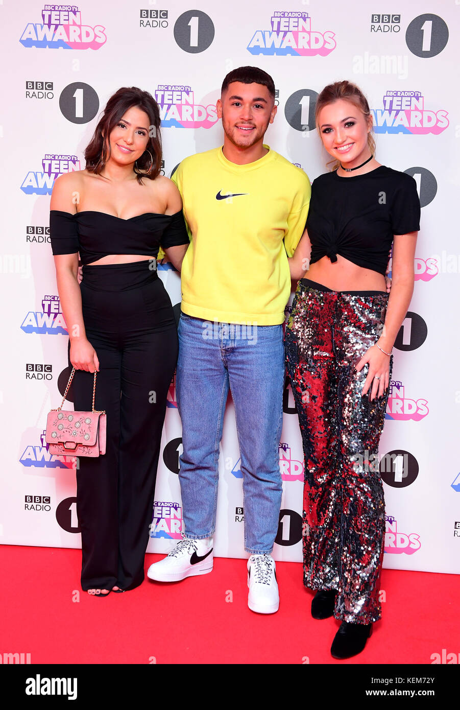 Jasmine Armfield, Shaheen Jafargholi and Tilly Keeper (right) attending ...