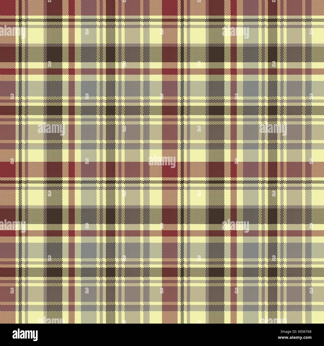 Check seamless pattern fabric texture. Vector illustration Stock Vector ...