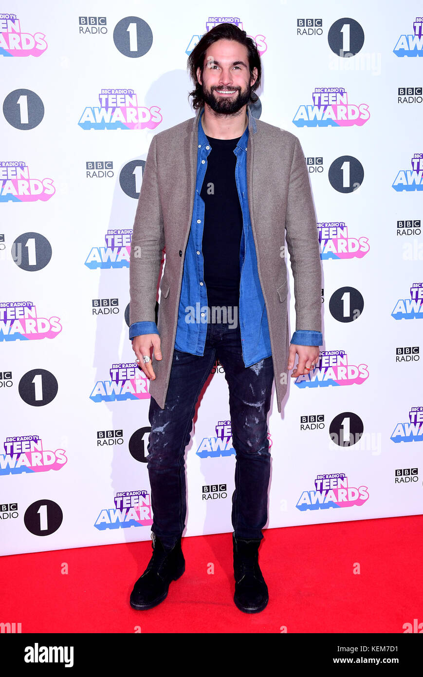 Jamie Jewitt attending BBC Radio 1's Teen Awards, at the SSE Arena ...