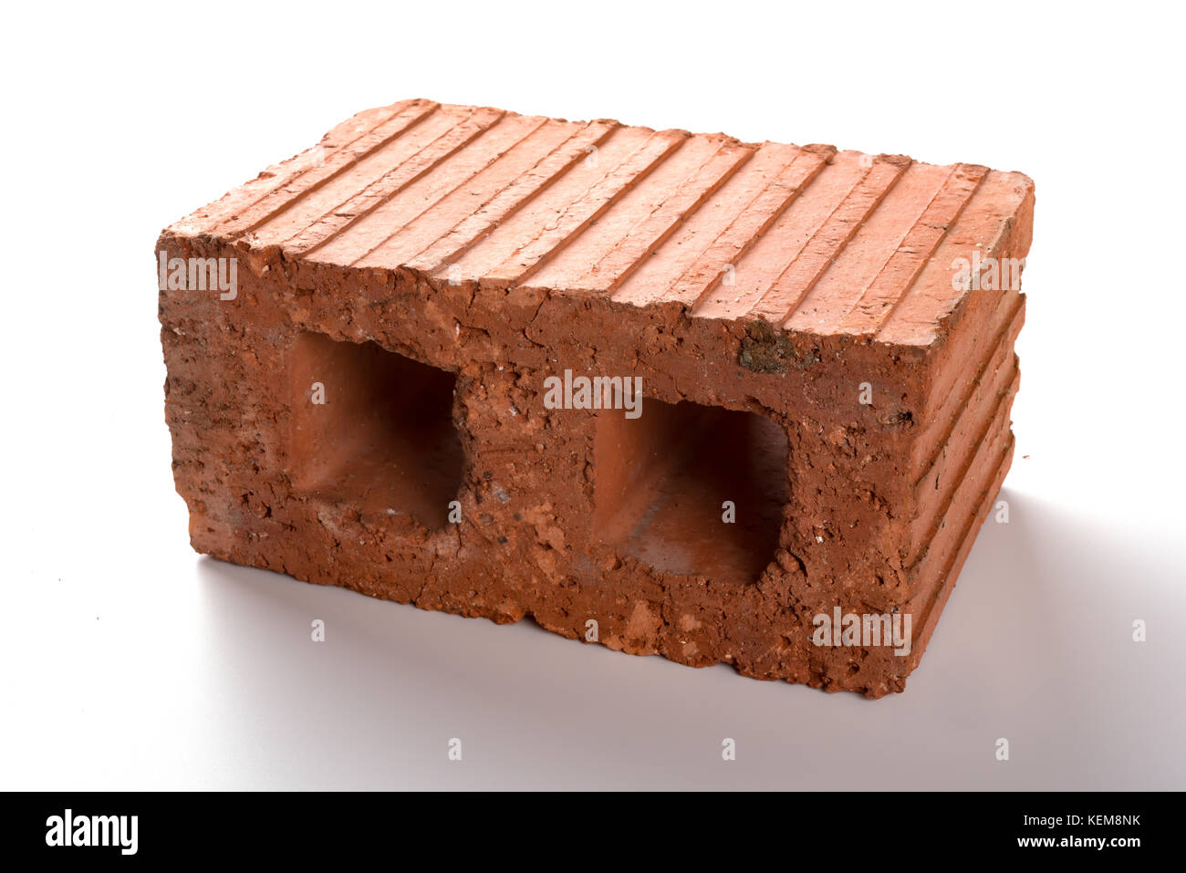 brick on a white background Stock Photo - Alamy
