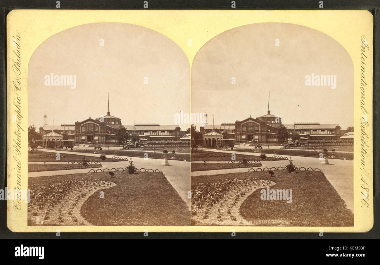 U. S. Government building, by Centennial Photographic Co Stock Photo ...