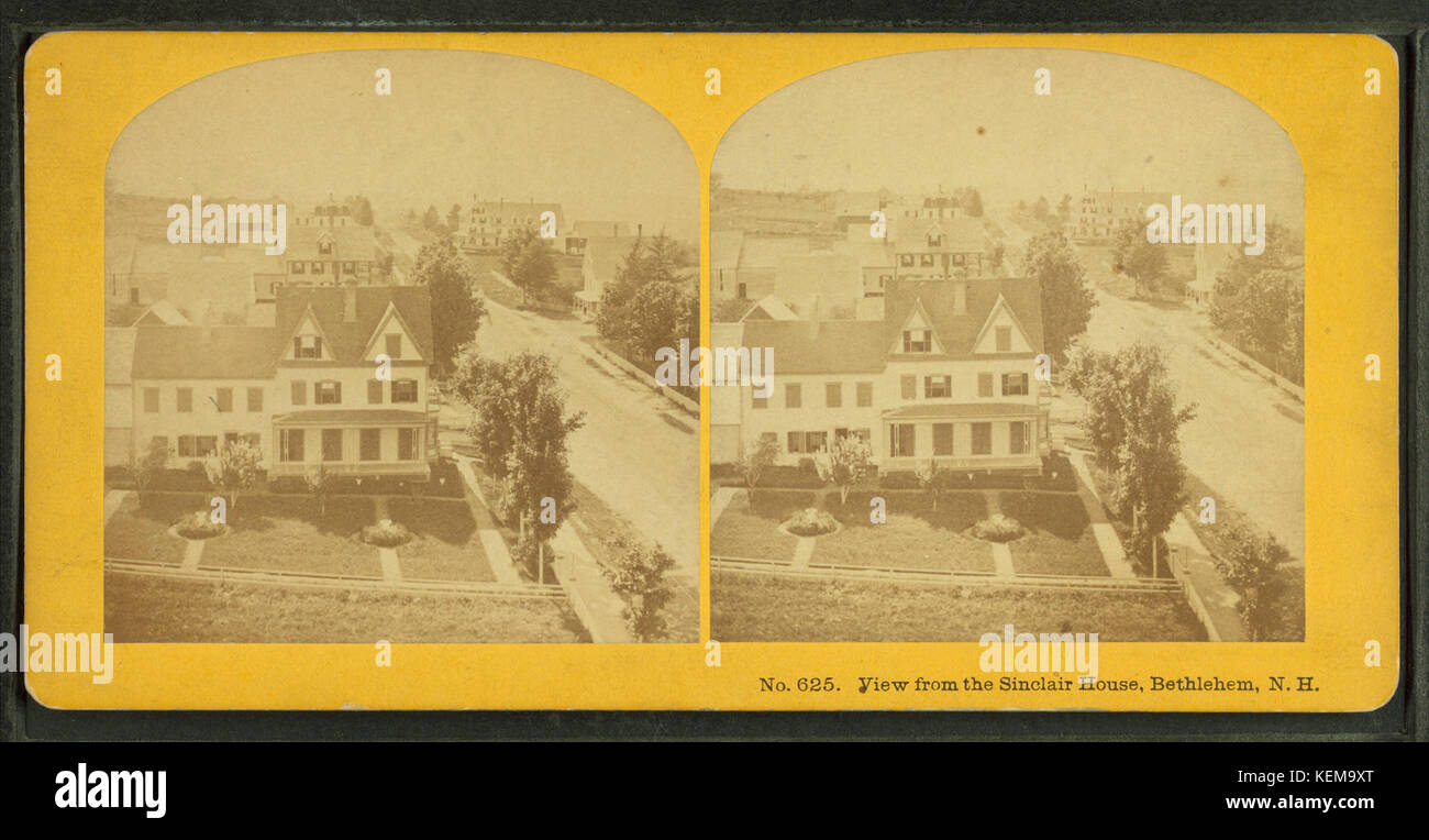 View from the Sinclair House, Bethlehem, N.H, from Robert N. Dennis ...