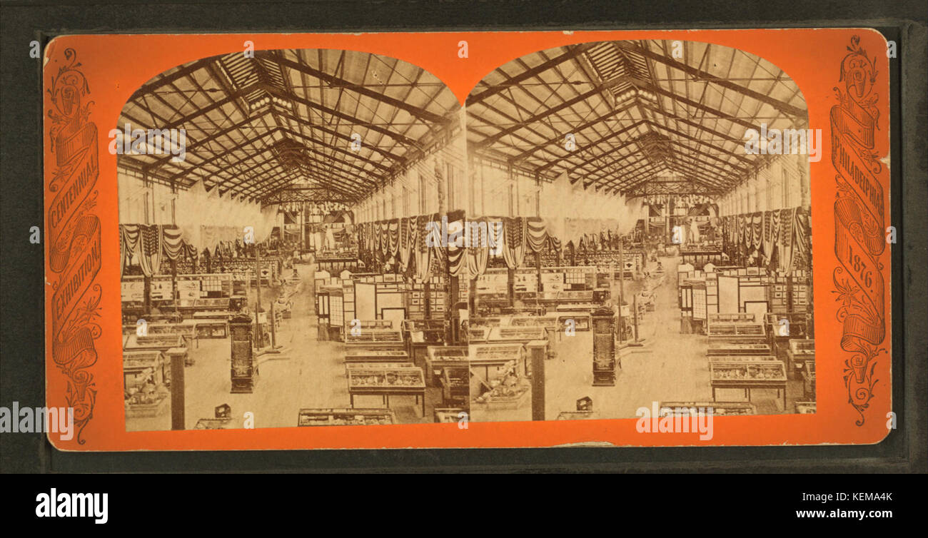 U.S. Government building, interior, from Robert N. Dennis collection of ...