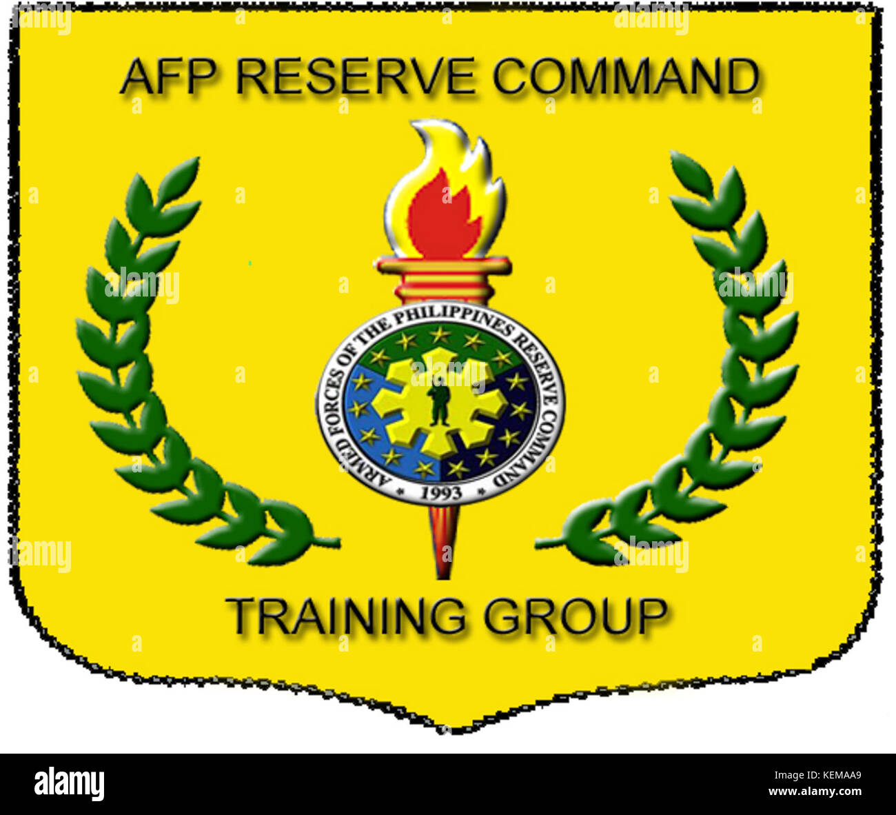 This refers to the unit seal of the AFP Reserve Command Training Group ...