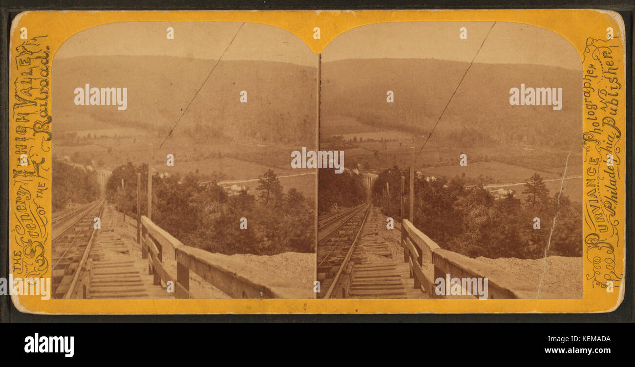 View of the Lehigh Valley Railroad, by Purviance, W. T. (William T ...