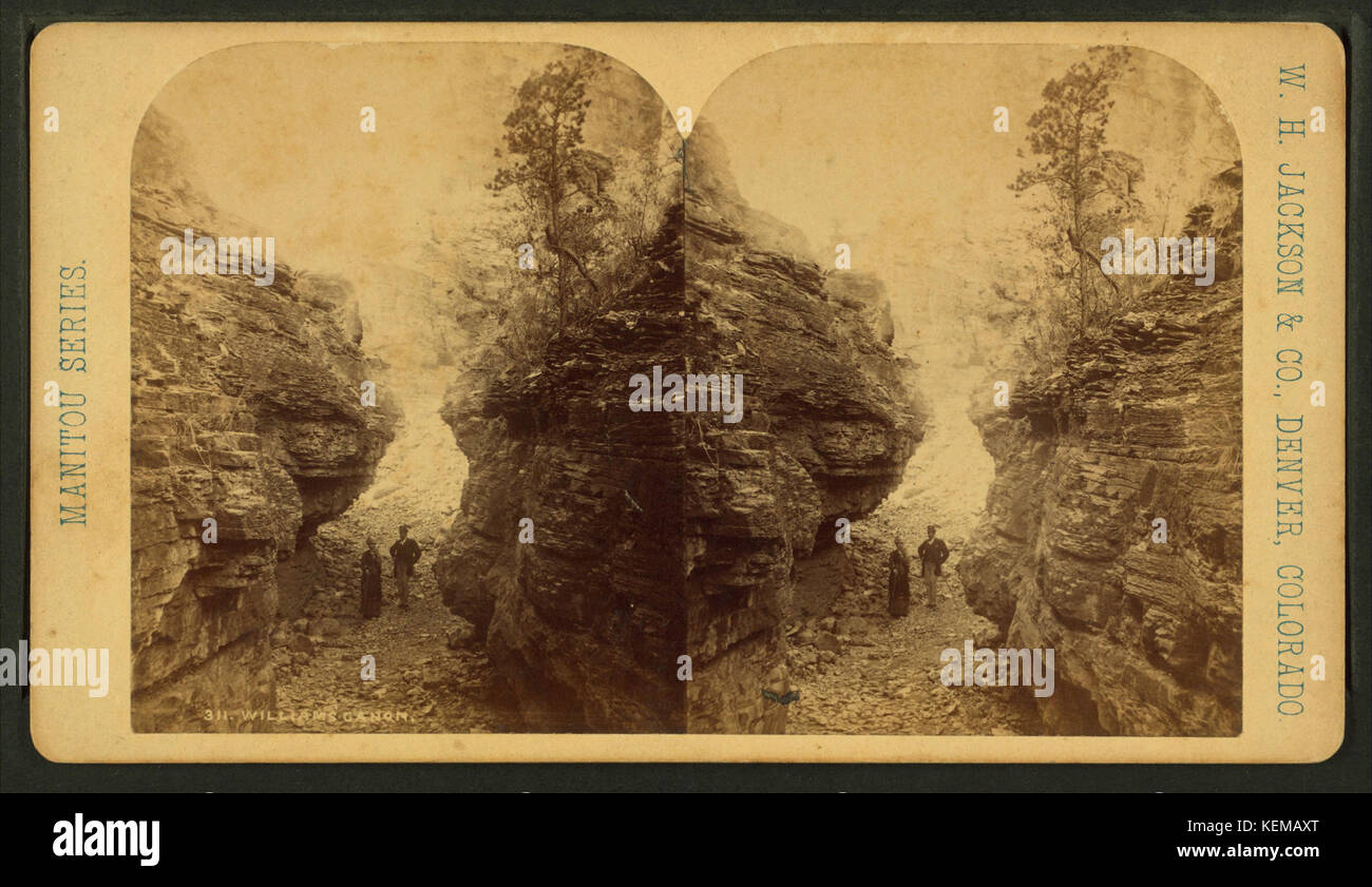 Williams Canon, by W. H. Jackson & Co Stock Photo - Alamy