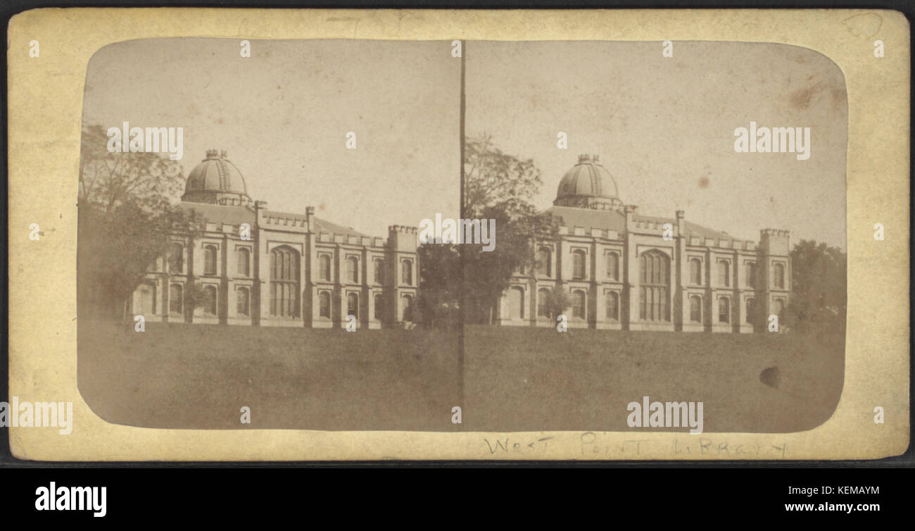 West Point library, from Robert N. Dennis collection of stereoscopic ...
