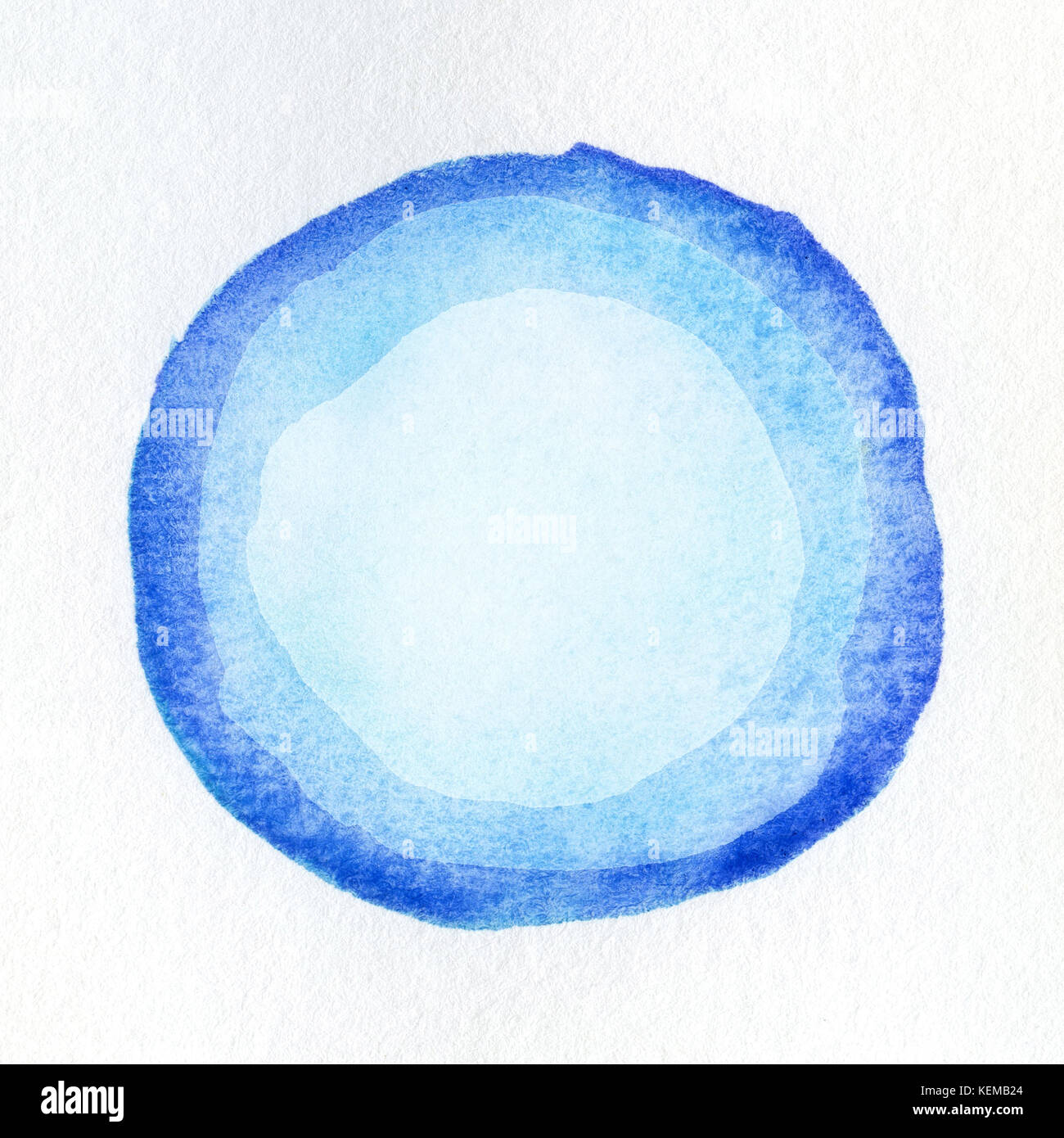 Watercolor circle shape on paper texture Stock Photo - Alamy