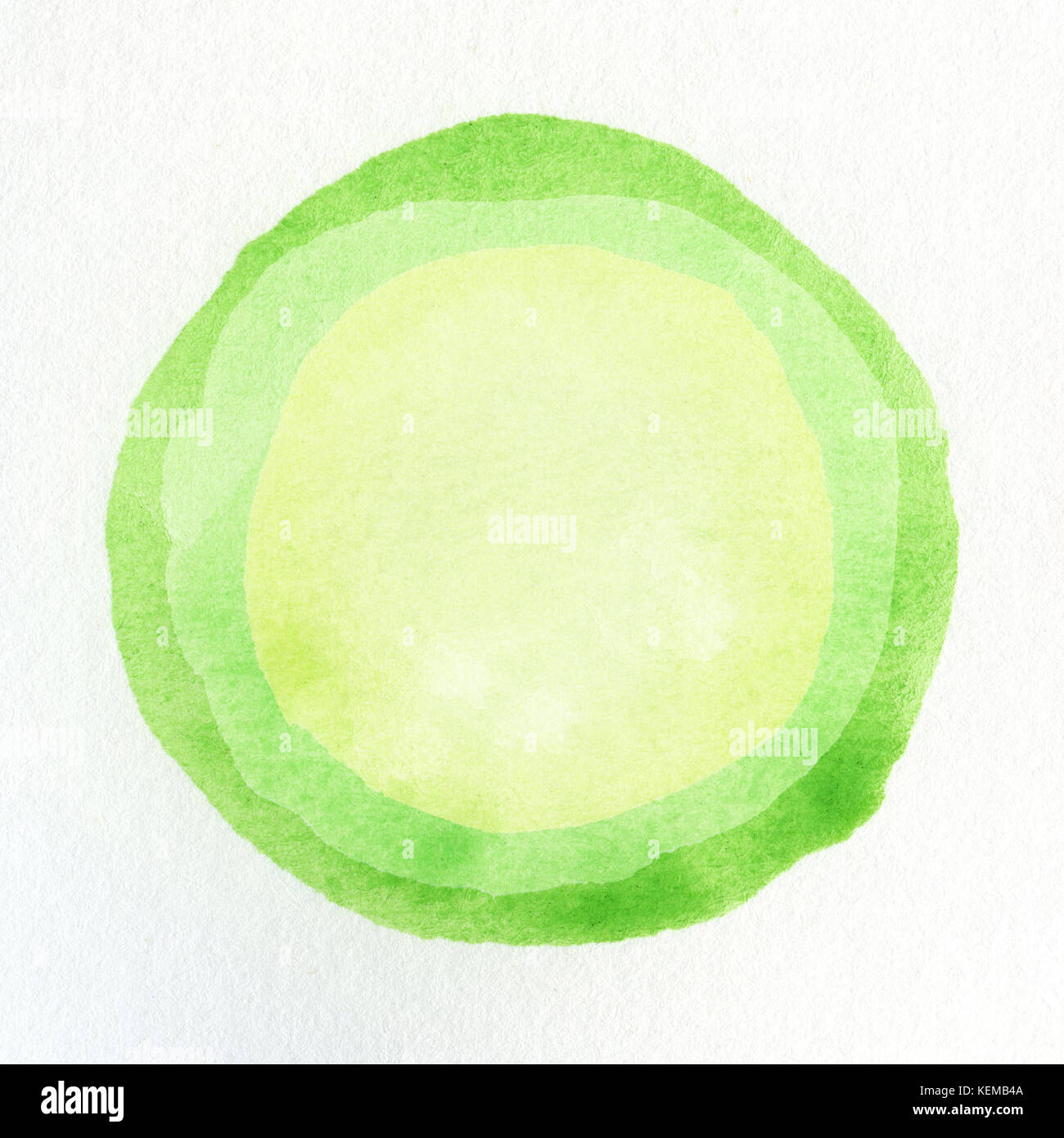 Watercolor circle shape on paper texture Stock Photo - Alamy