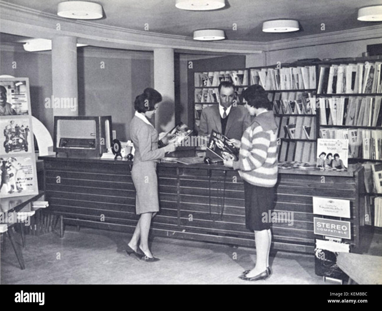 1950s nostalgia records hi-res stock photography and images - Alamy