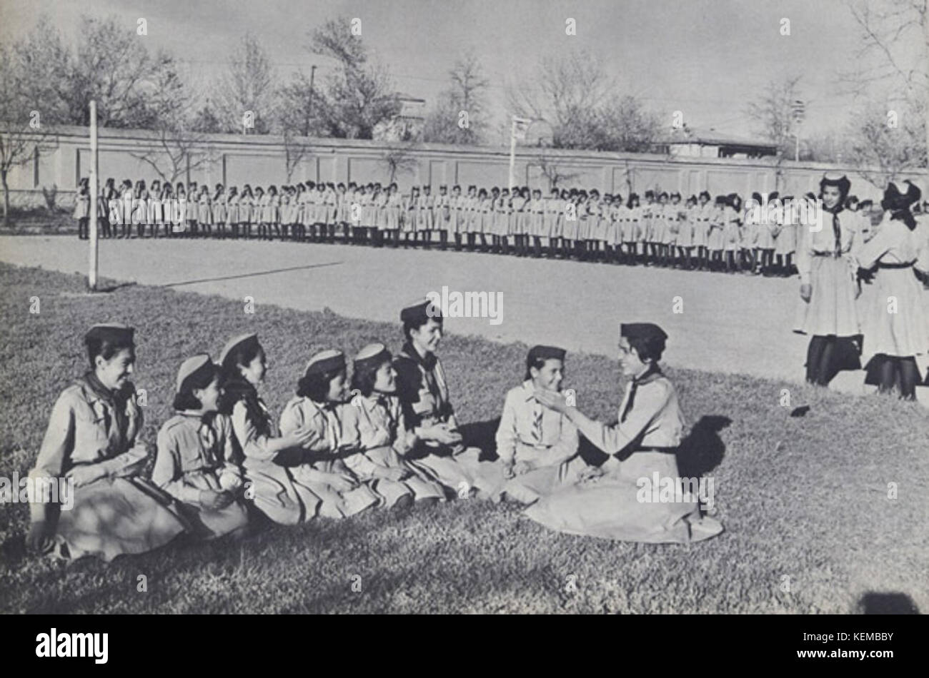 This image from the 1950s depicts Afghan Girl Scouts, showcasing their ...
