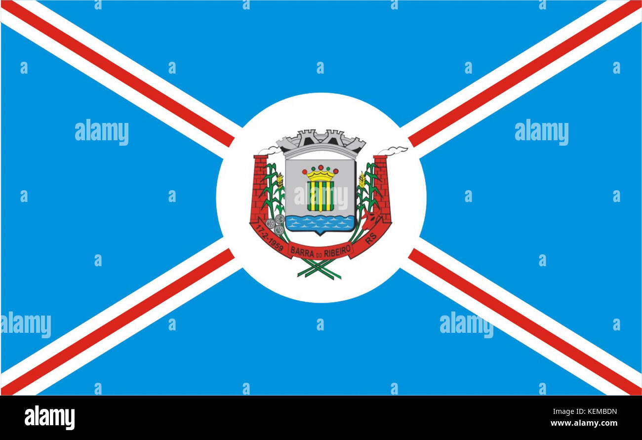 Bandeira Barra do Ribeiro Stock Photo - Alamy