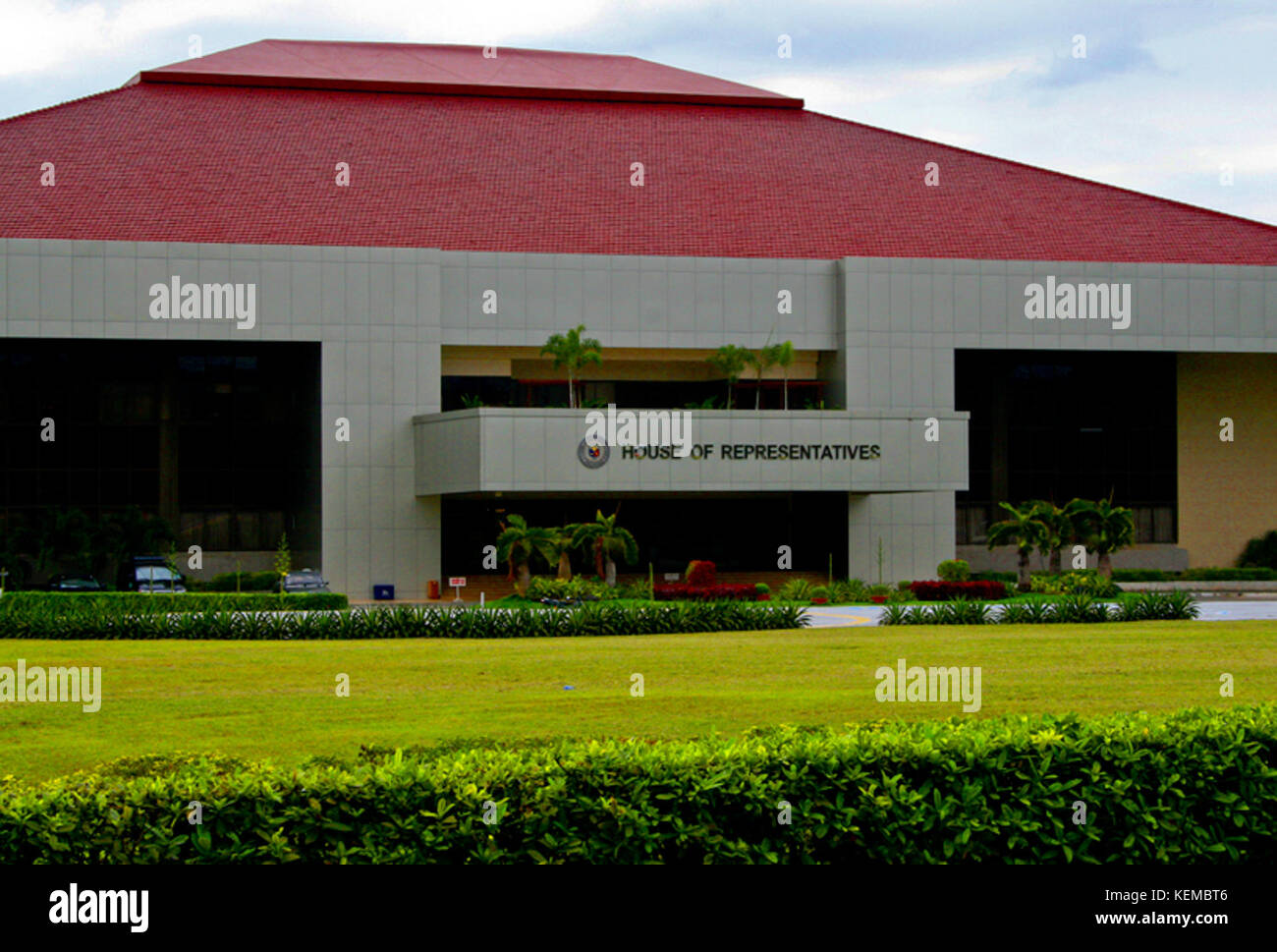 Batasang Pambansa Complex Main Building Stock Photo - Alamy