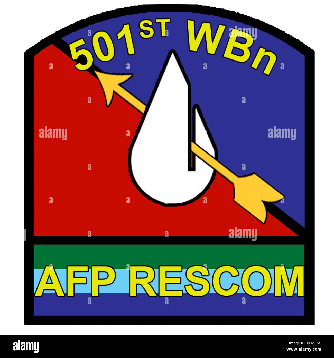 501st (NIA) Water Battalion (Reserve) Unit Seal Stock Photo - Alamy
