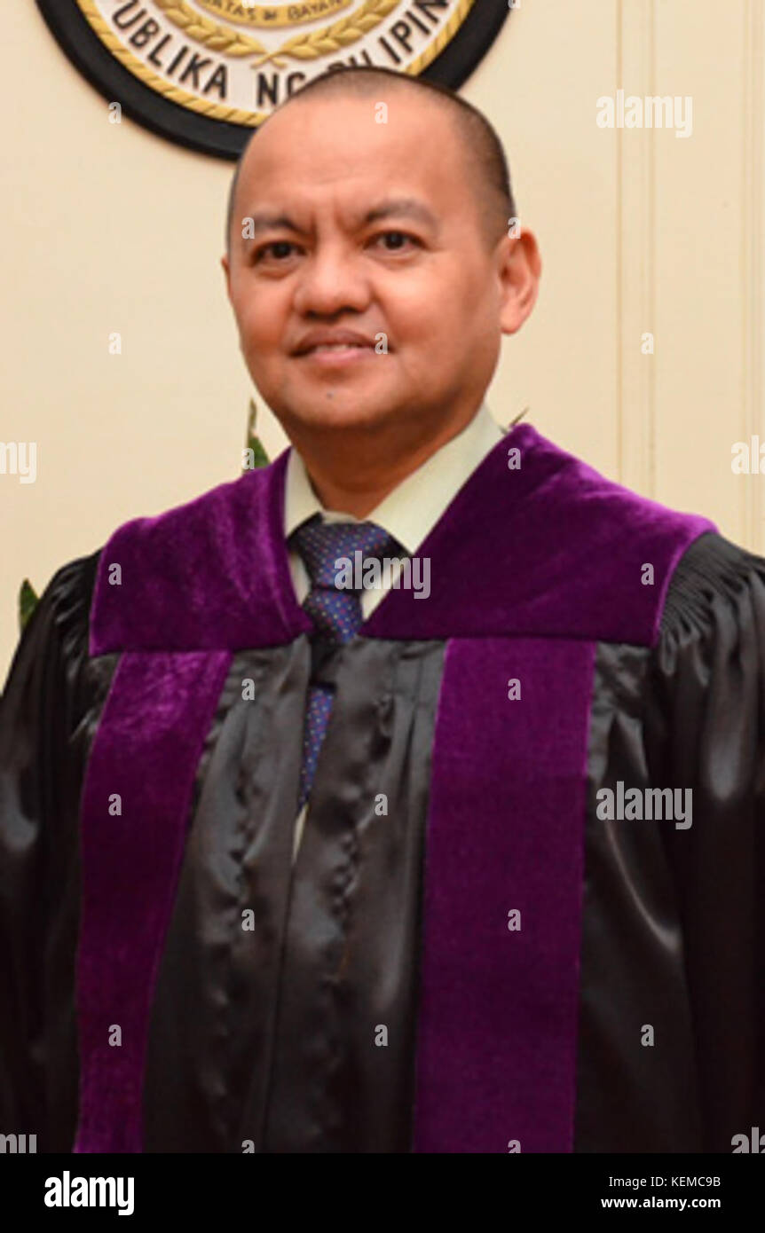 Justice Marvic MVF Leonen official portrait Stock Photo - Alamy