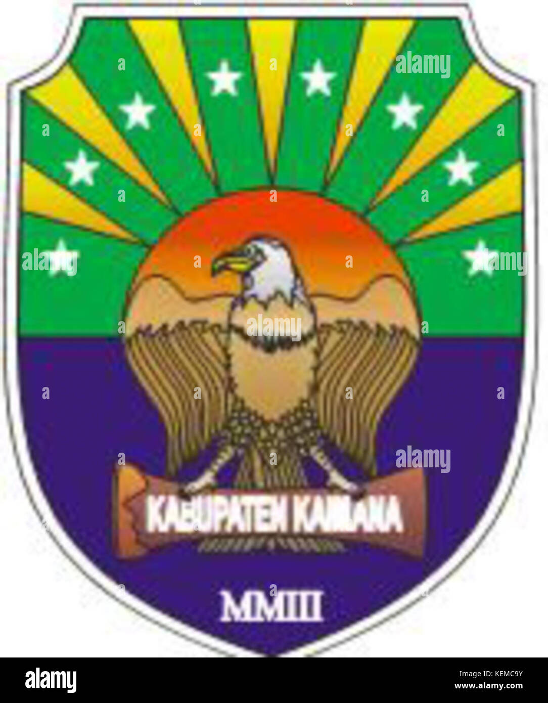 Lambang Kabupaten Kaimana Stock Photo - Alamy
