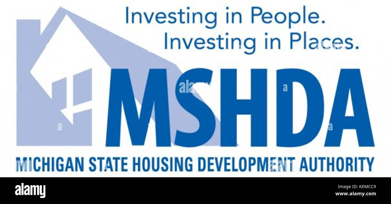 MSHDA Logo 2012 Stock Photo - Alamy