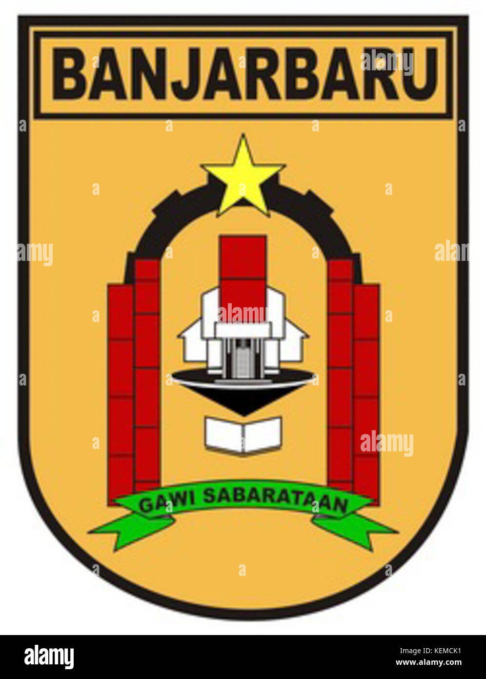 Lambang Kota Banjarbaru Stock Photo - Alamy