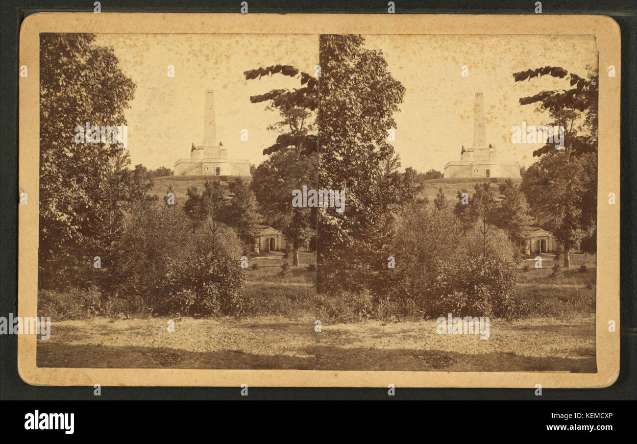 National Lincoln Monument, Springfield, Illinois. View from a point ...