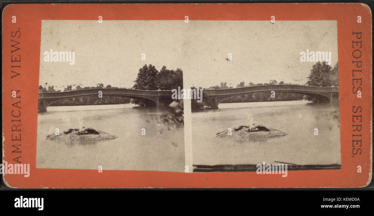 Oak Bridge, Central Park, New York City, by Chase, W. M. (William M ...