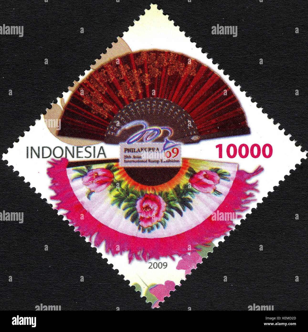 Stamps of Indonesia, 054 09 Stock Photo - Alamy