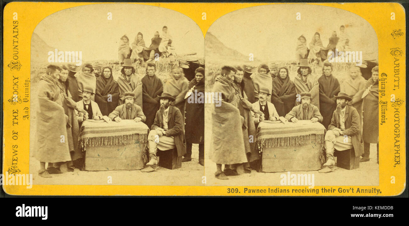 Pawnee indians hi-res stock photography and images - Alamy