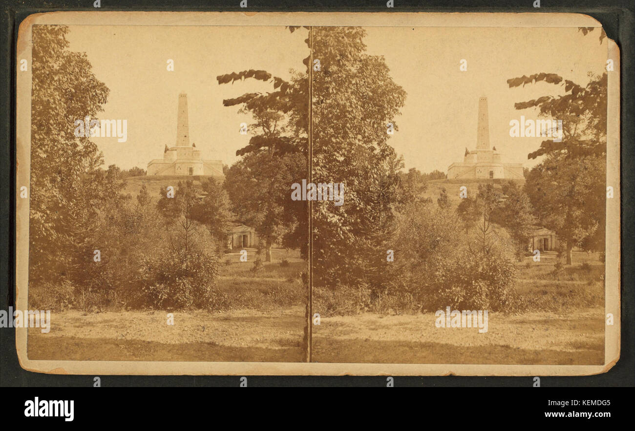National Lincoln Monument, Springfield, Illinois. View from a point ...