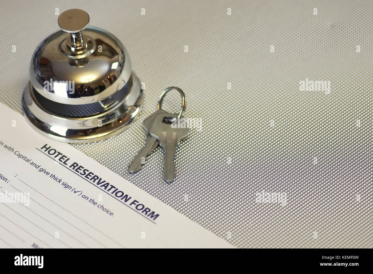 reservation of the hotel room Stock Photo - Alamy