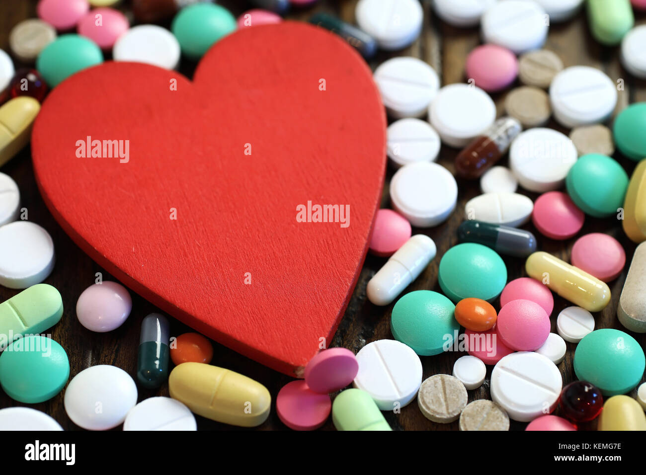 Multicolored tablets of different shapes and sizes Stock Photo - Alamy